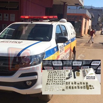 PM apreende armas, drogas e prende suspeito após homicídio no bairro ...